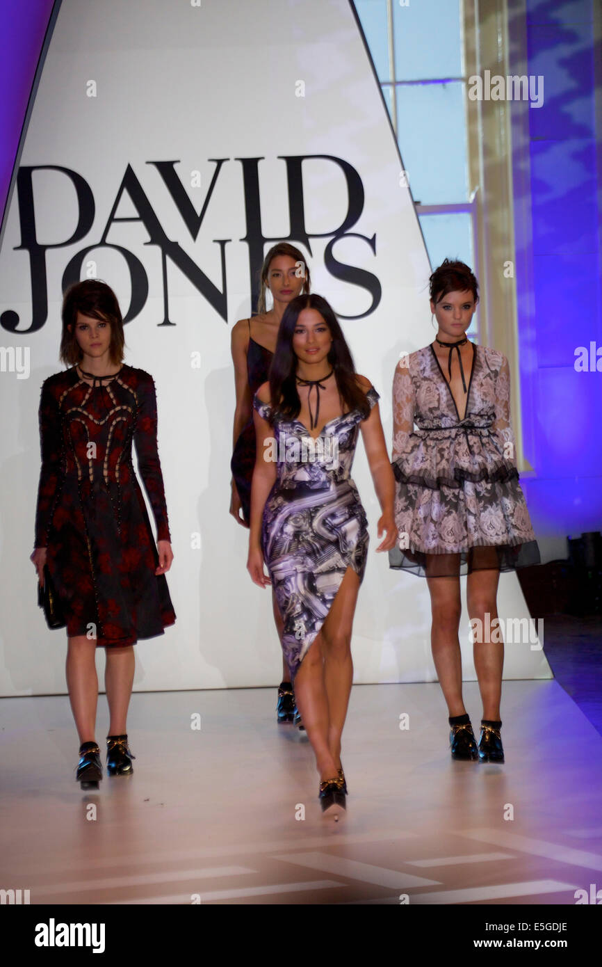 Sydney, NSW, Australia. 30 July 2014. David Jones Fashion Ambassador ...