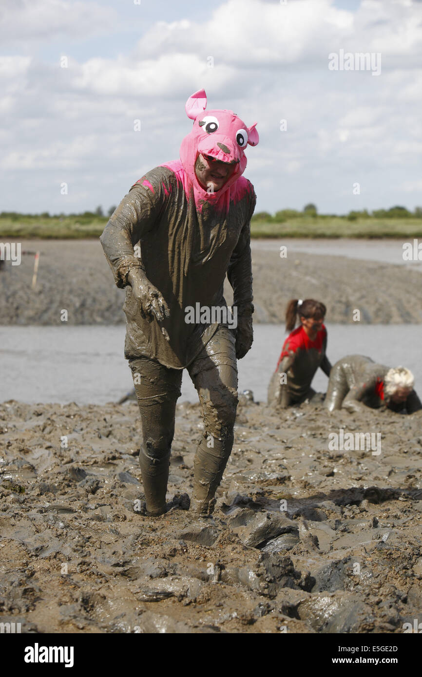 The quirky annual 'Mad' Maldon Mud Race, held late Spring/ early in the ...