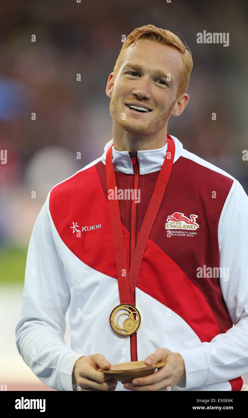 GREG RUTHERFORD WINS GOLD LONG JUMP HAMPDEN PARK GLASGOW SCOTLAND 30 ...