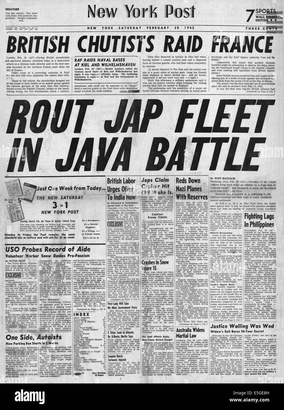 Battle Of Java Black and White Stock Photos & Images - Alamy