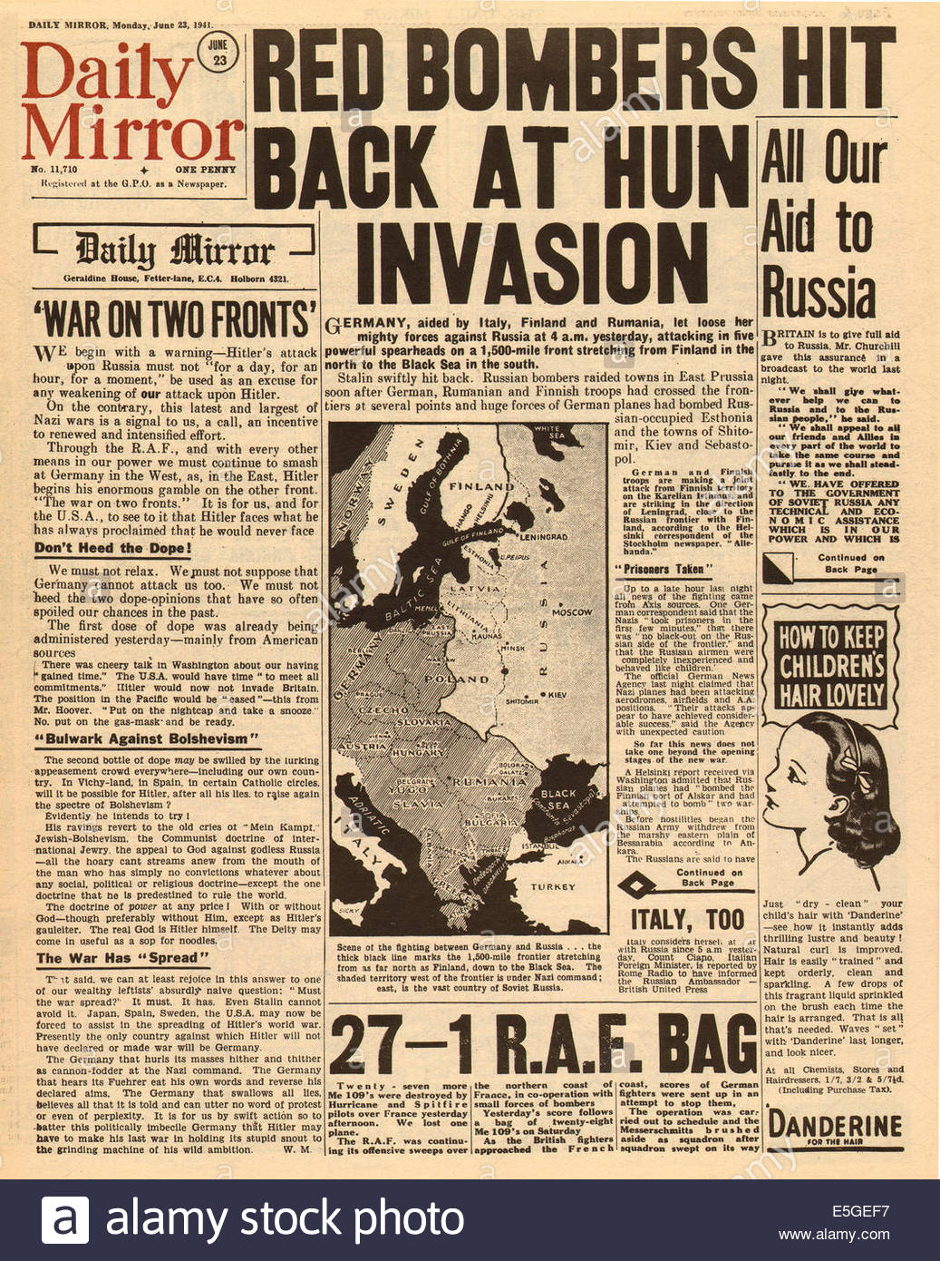 Operation Barbarossa 1941 Stock Photos & Operation Barbarossa 1941 ...