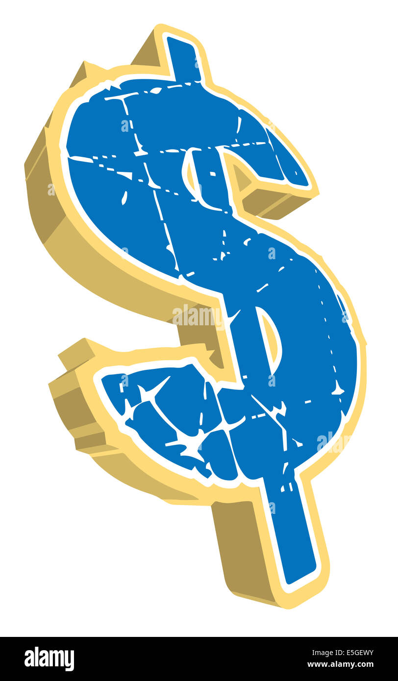 A large dollar sign in marble stone Stock Photo - Alamy