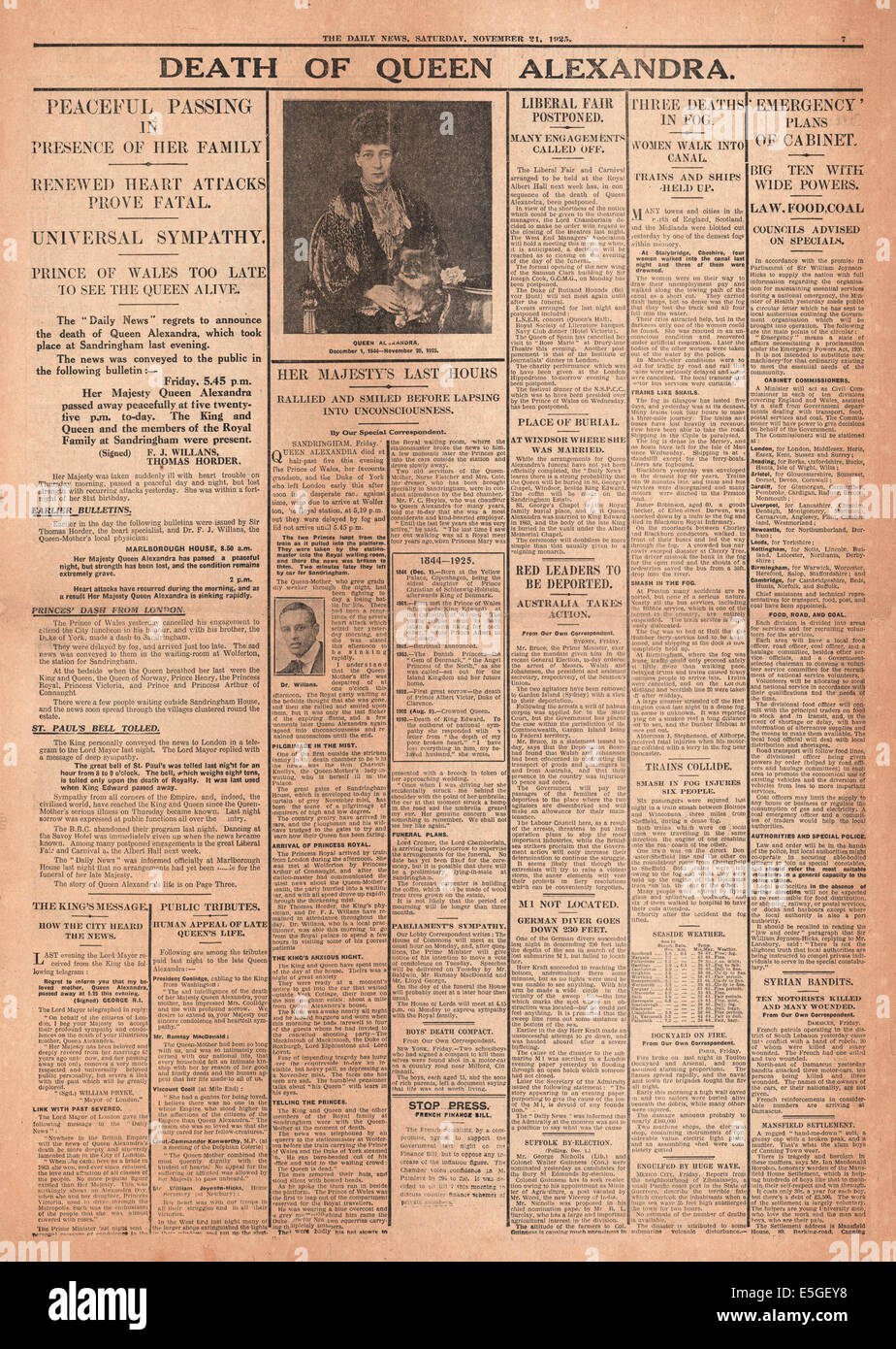 Queen victoria death newspaper hi-res stock photography and images - Alamy