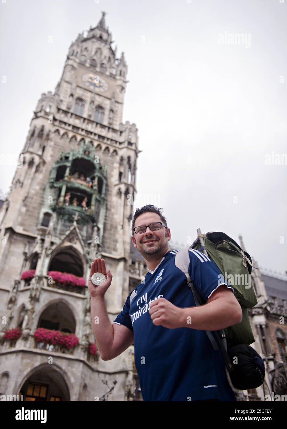 Germany soccer fan poses photo hi-res stock photography and images - Alamy