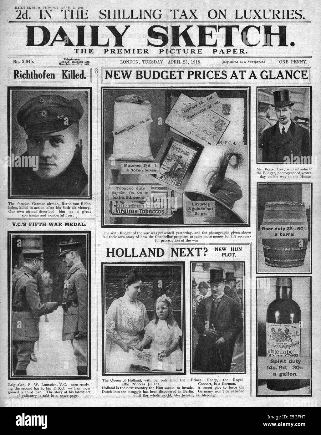 Manfred v richthofen hi-res stock photography and images - Alamy