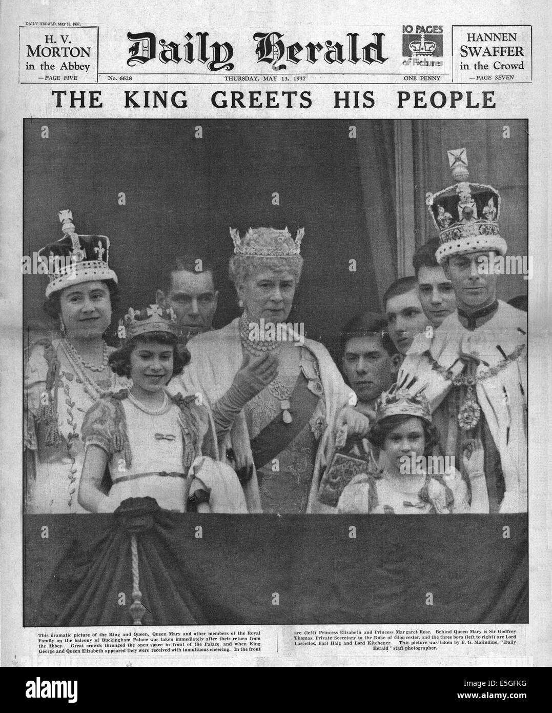 George vi coronation hi-res stock photography and images - Alamy