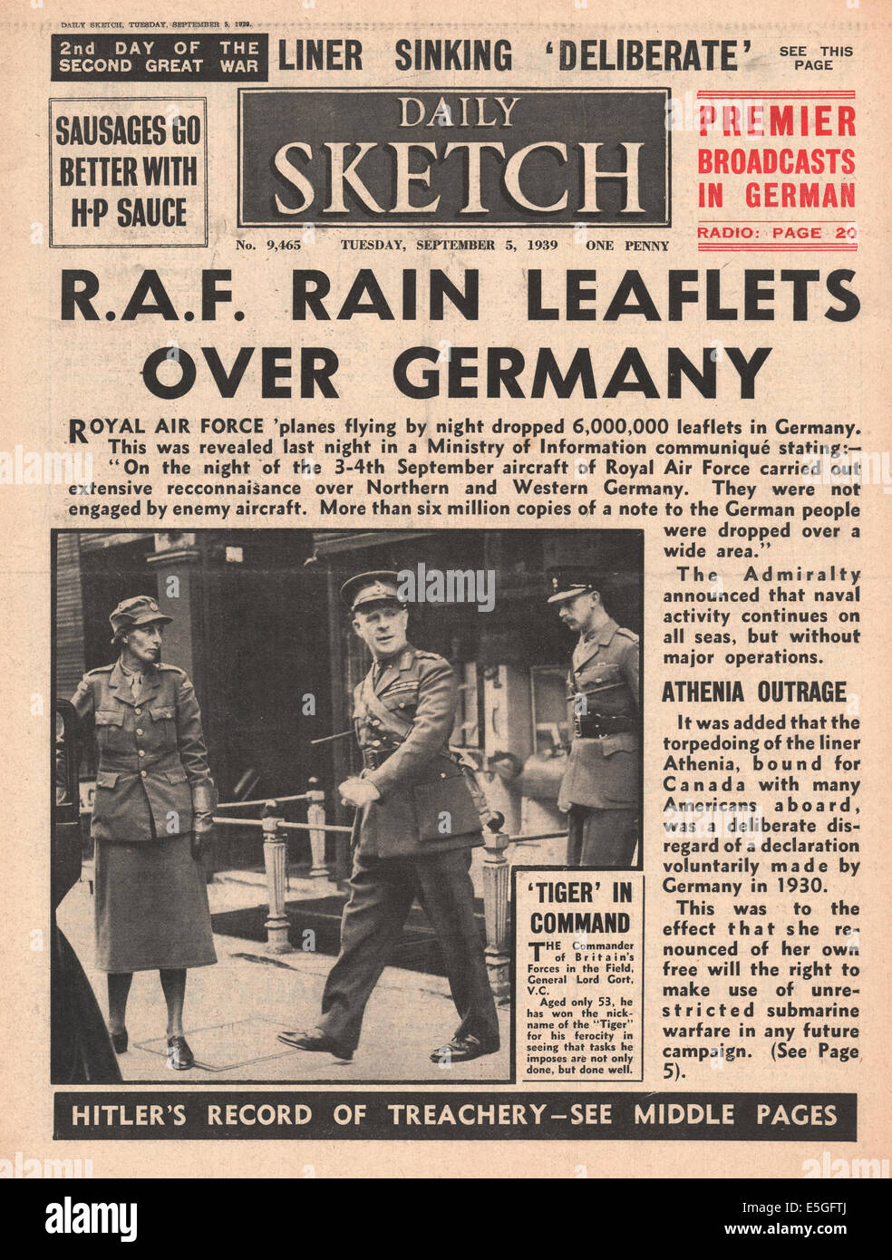 Propaganda leaflets 1939 hi-res stock photography and images - Alamy