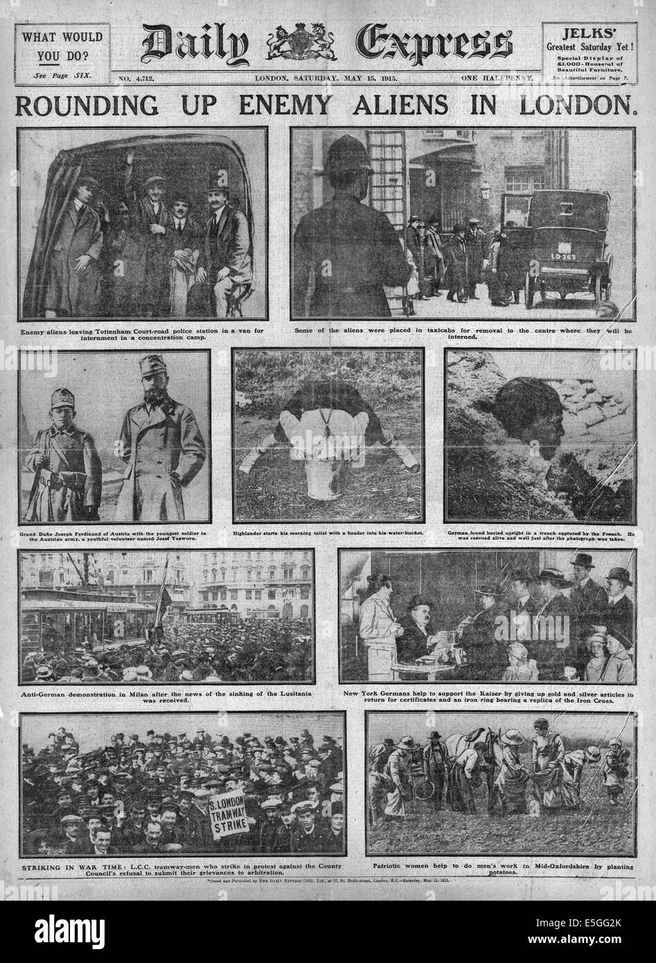 Lusitania express Black and White Stock Photos & Images - Alamy