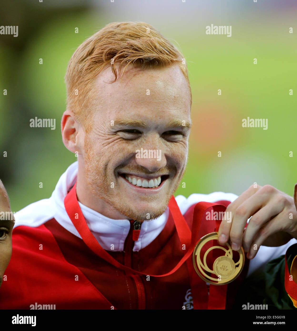 GREG RUTHERFORD WINS GOLD LONG JUMP HAMPDEN PARK GLASGOW SCOTLAND 30 ...