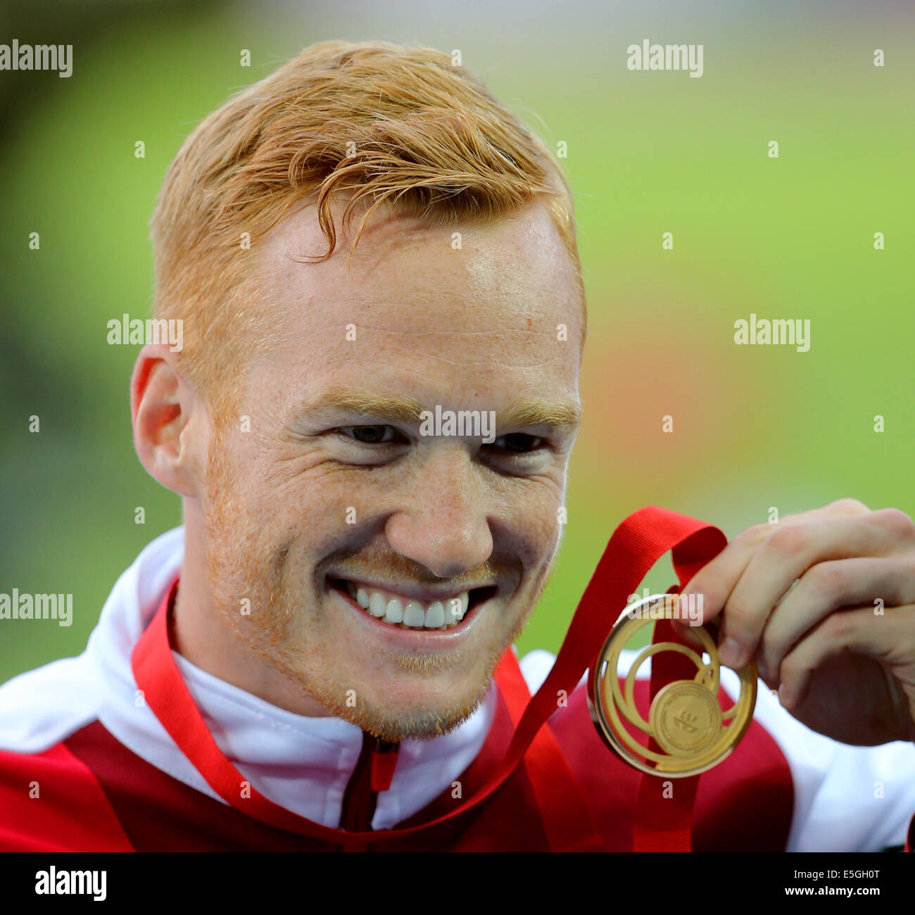 GREG RUTHERFORD WINS GOLD LONG JUMP HAMPDEN PARK GLASGOW SCOTLAND 30 ...