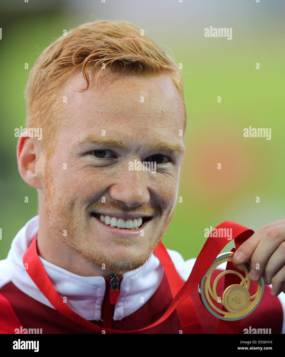 GREG RUTHERFORD WINS GOLD LONG JUMP HAMPDEN PARK GLASGOW SCOTLAND 30 ...