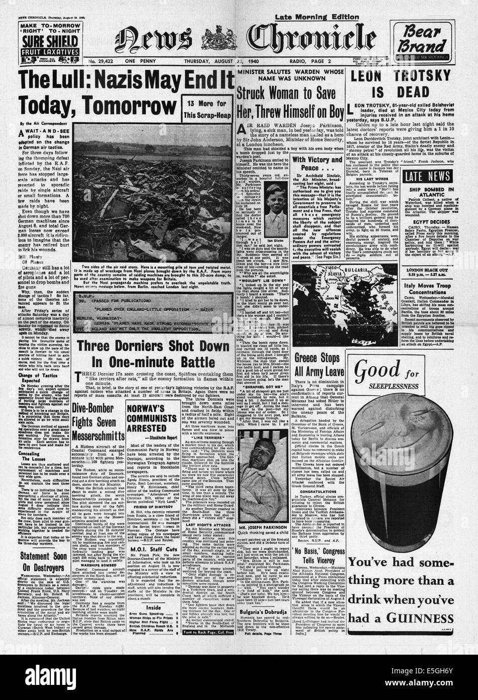 Stalin death newspaper Black and White Stock Photos & Images - Alamy