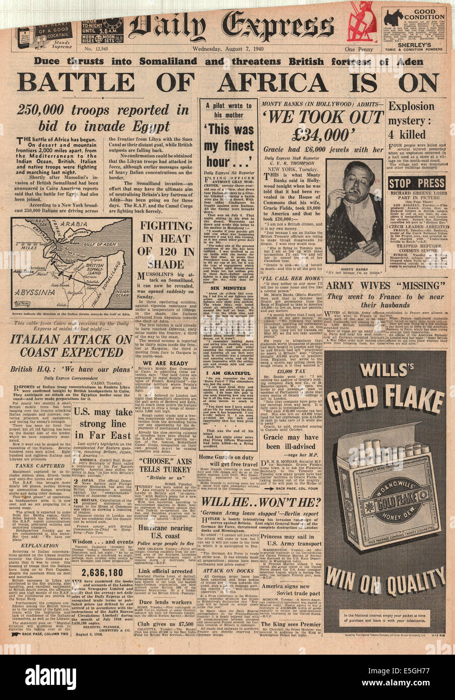 Victor emmanuel iii egypt hi-res stock photography and images - Alamy