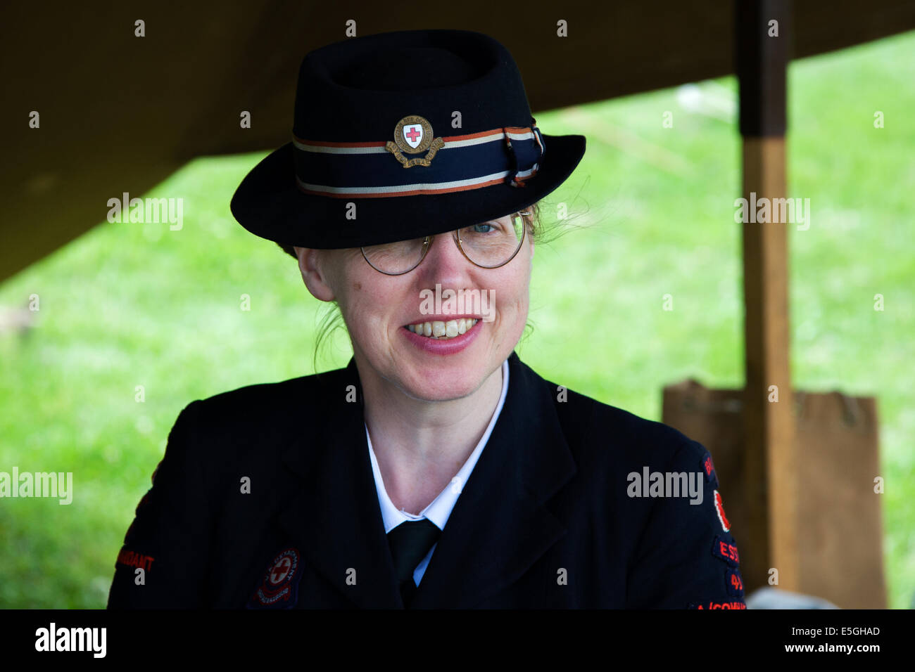 Outdoor Uniform Commandant British Red Cross Society Stock Photo - Alamy
