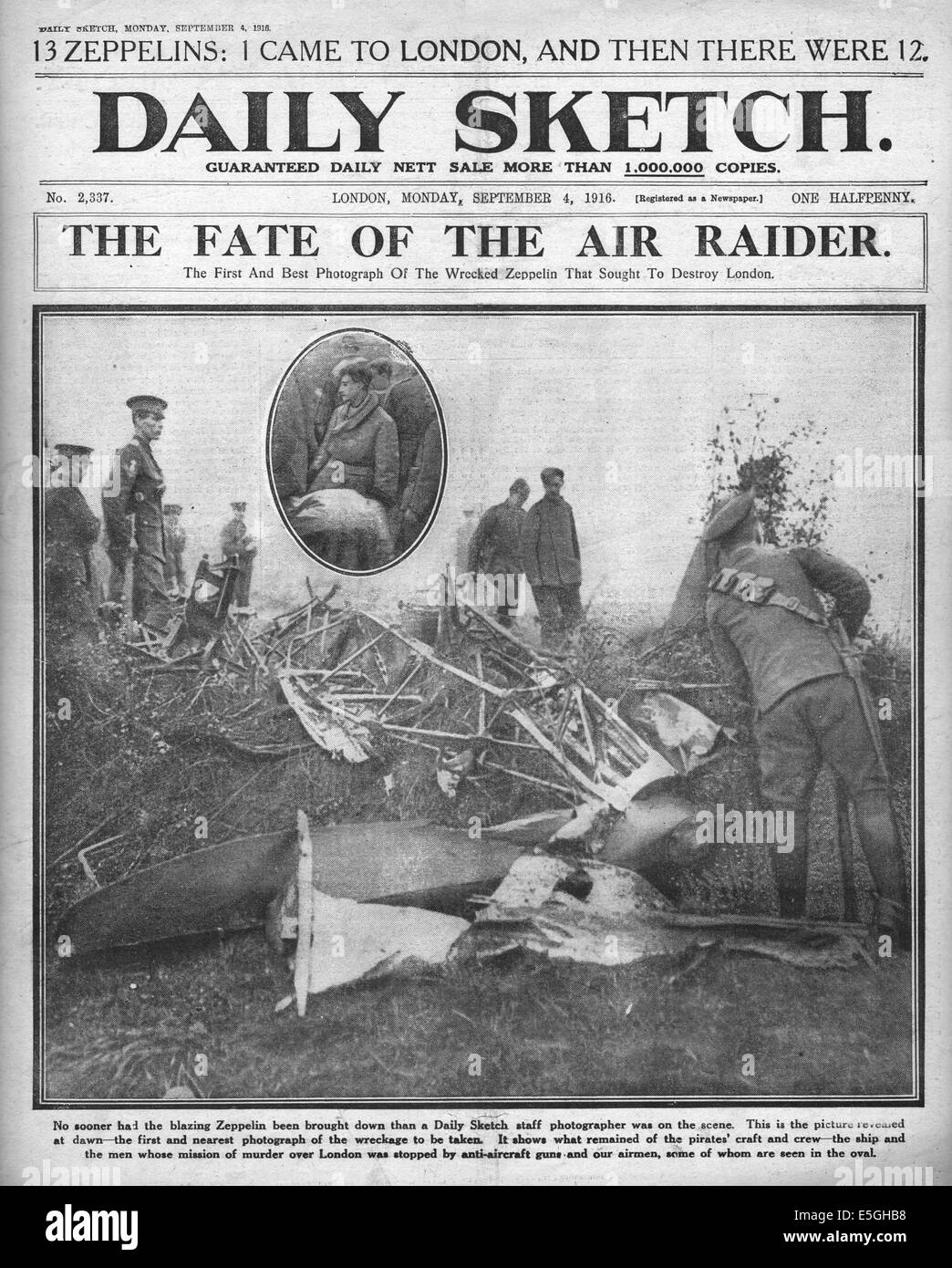 Cuffley Zeppelin High Resolution Stock Photography and Images - Alamy