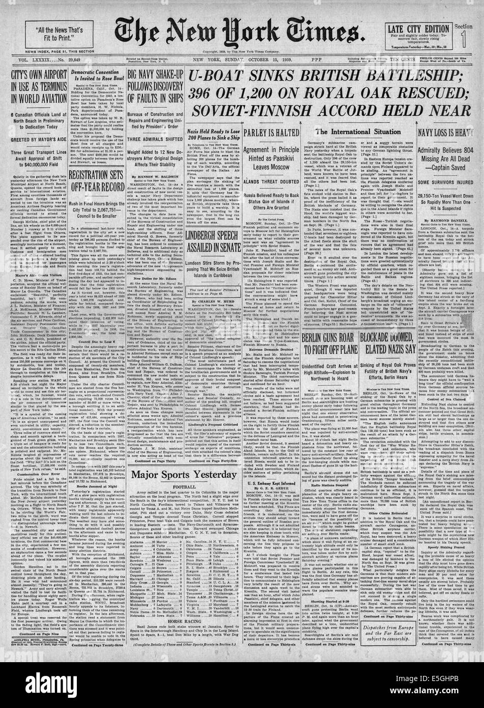 1939 new york world Black and White Stock Photos & Images - Alamy