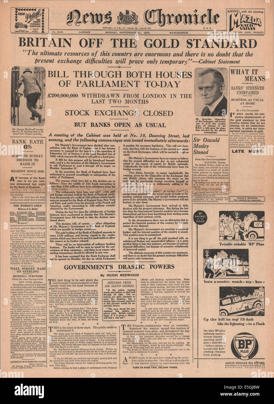 1931 britain hi-res stock photography and images - Alamy