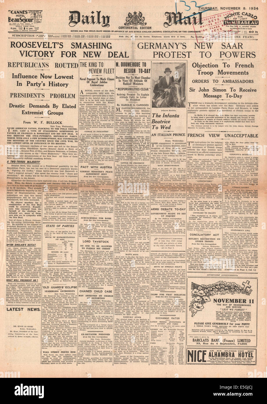 Fdr new deal hi-res stock photography and images - Alamy