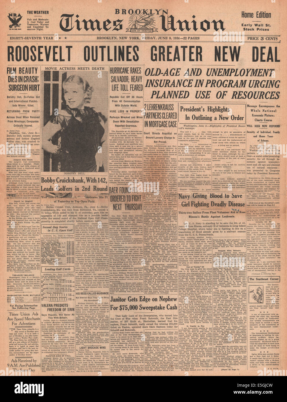 Franklin d roosevelt new deal hi-res stock photography and images - Alamy