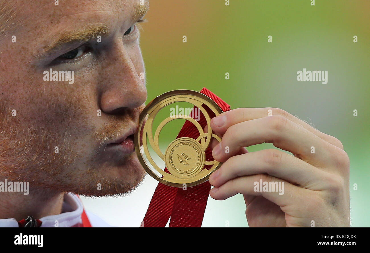 GREG RUTHERFORD WINS GOLD LONG JUMP HAMPDEN PARK GLASGOW SCOTLAND 30 ...