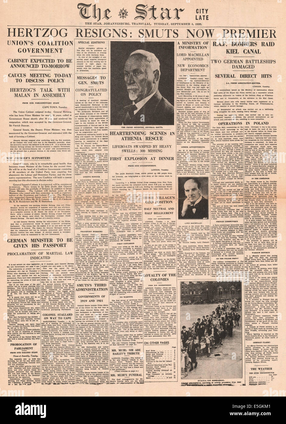 Star Newspaper South Africa 1944