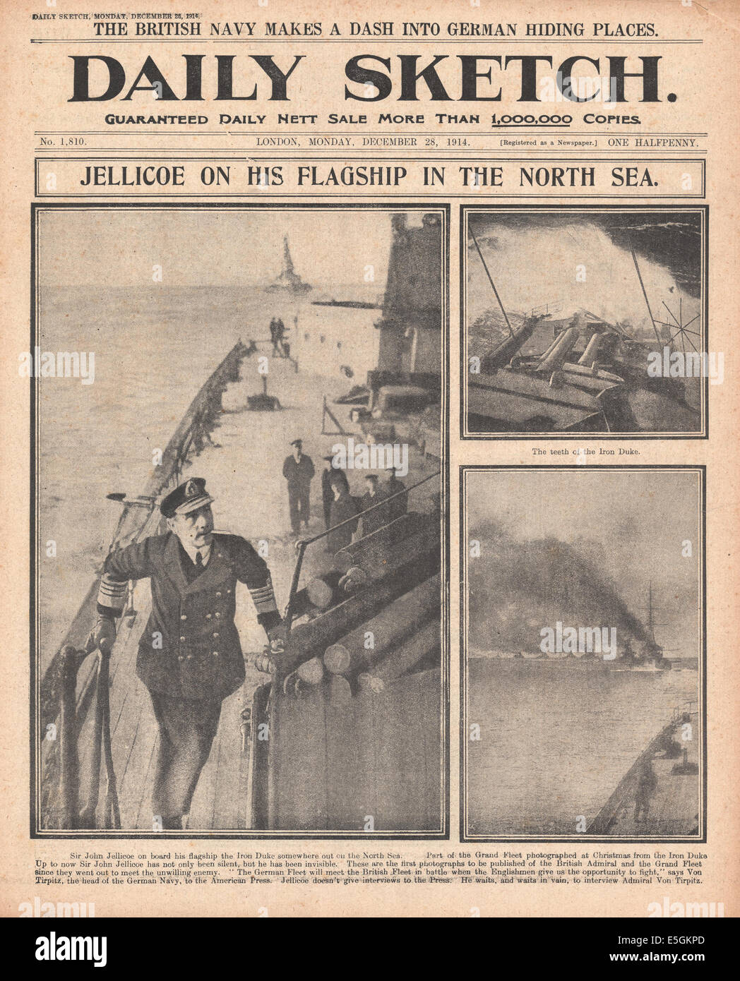 Admiral Jellicoe Stock Photos & Admiral Jellicoe Stock Images - Alamy