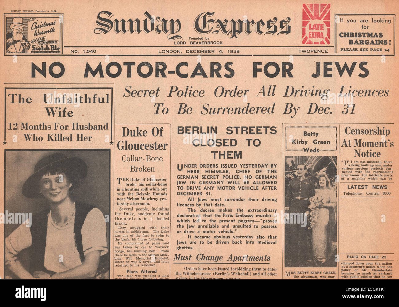 Kristallnacht germany 1938 hi-res stock photography and images - Alamy