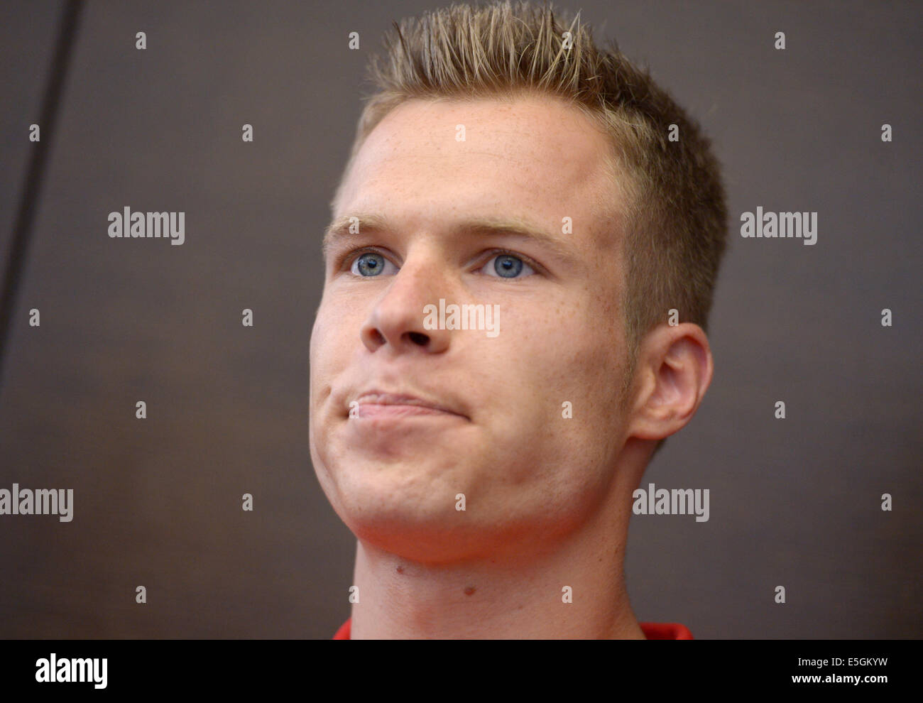 Kienbaum, Germany. 31st July, 2014. Paralympics champion Markus Rehm ...