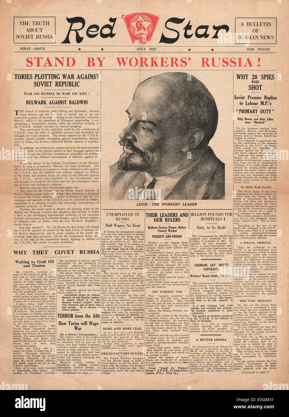 Communist newspaper hi-res stock photography and images - Alamy