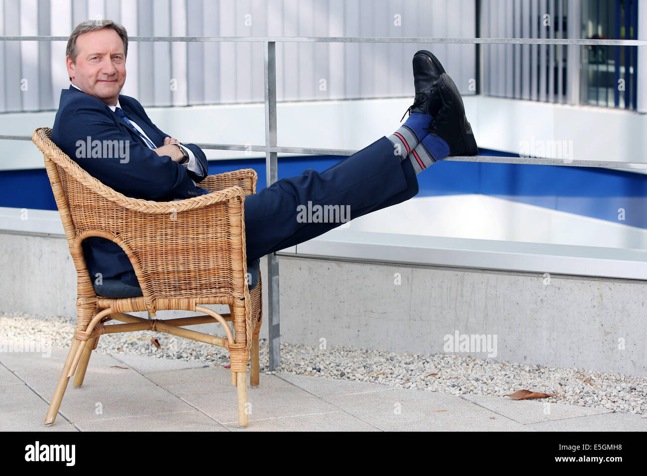Hamburg, Germany. 31st July, 2014. British actor Neil Dudgeon poses ...