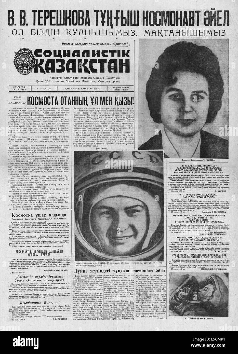 With valentina tereshkova Black and White Stock Photos & Images - Alamy