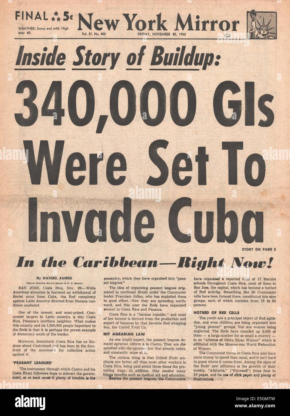 Cuba front page hi-res stock photography and images - Alamy