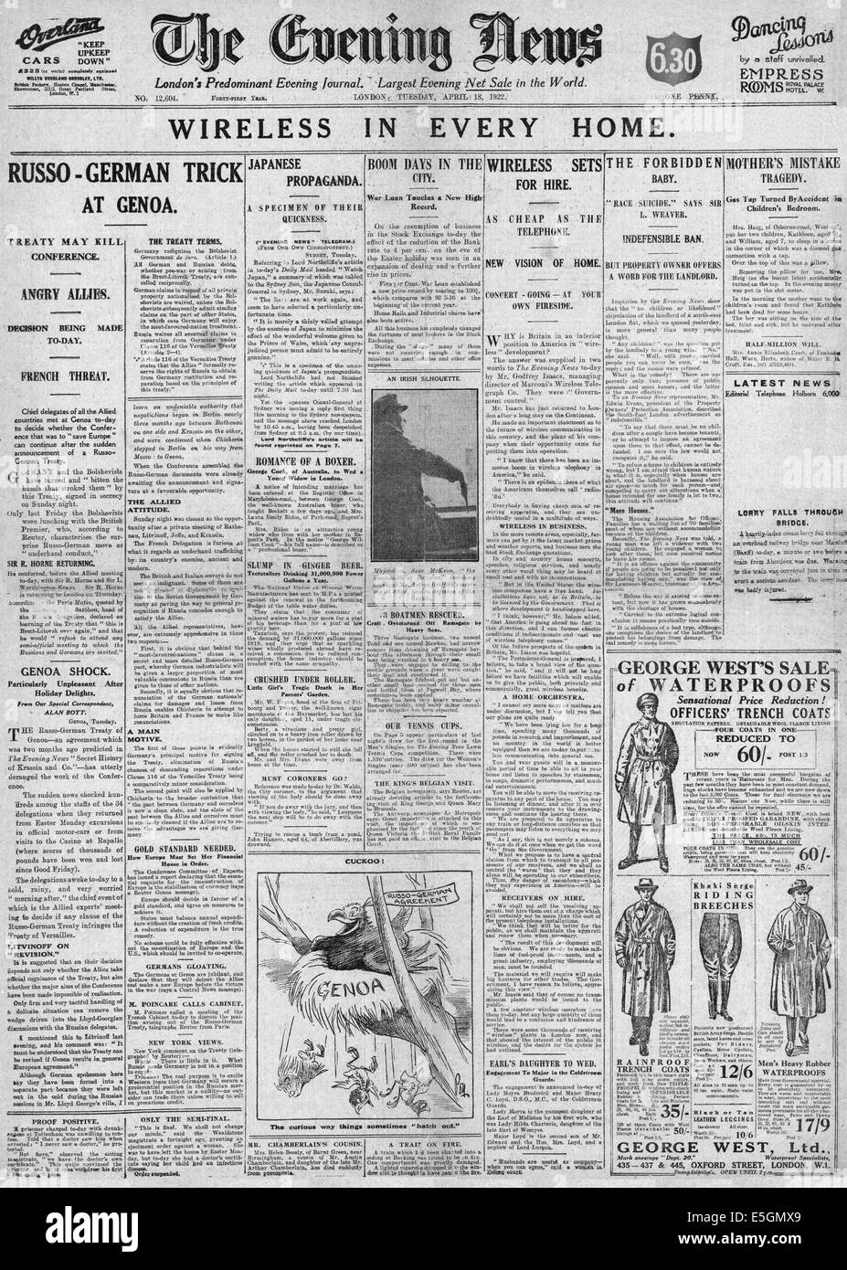 1922 london Black and White Stock Photos & Images - Alamy