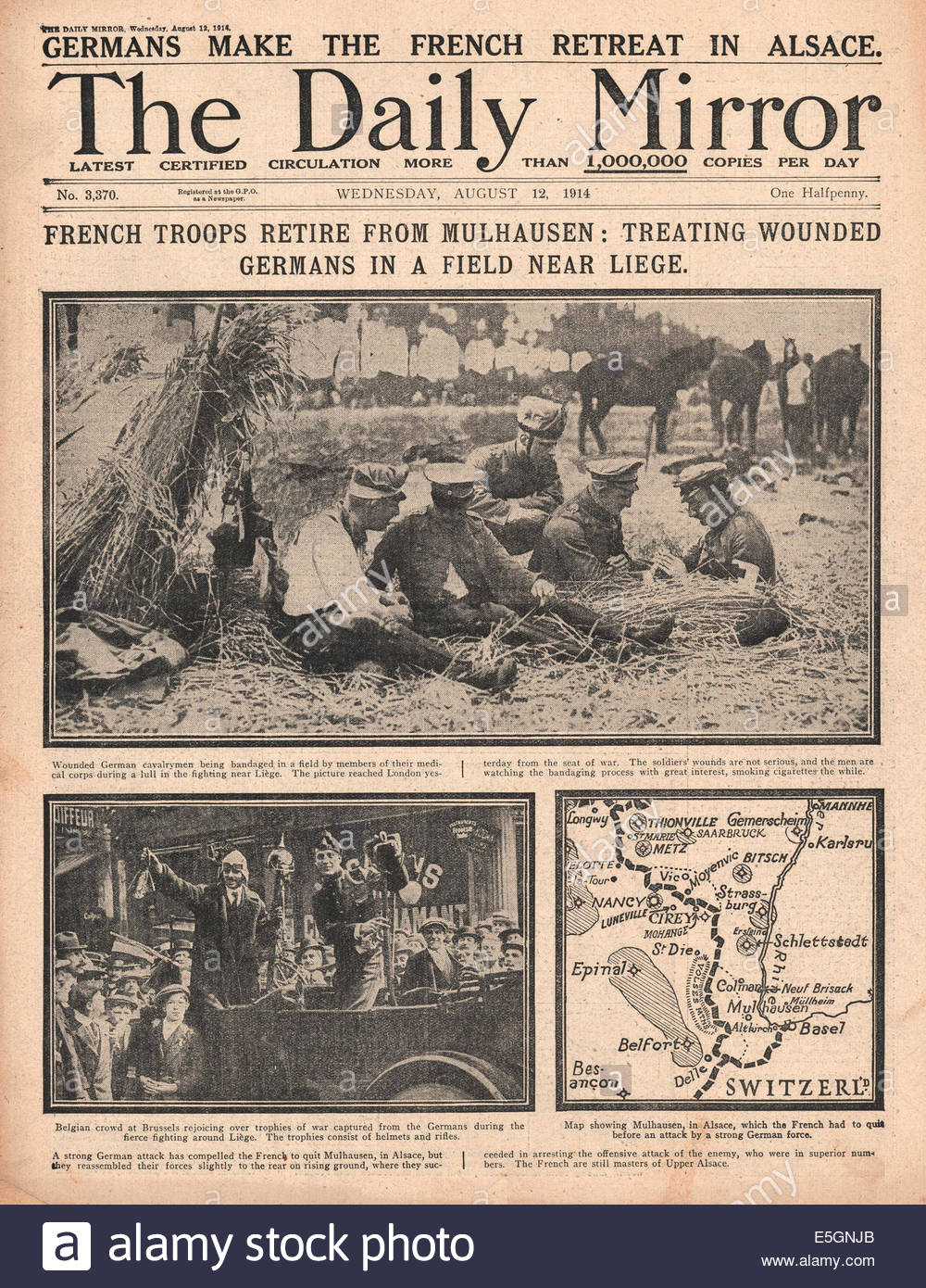 Daily Mirror 1914 High Resolution Stock Photography and Images - Alamy