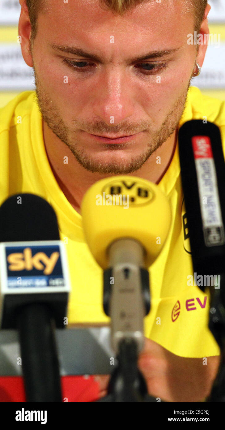 Bad Ragaz, Switzerland. 31st July, 2014. Ciro Immobile of Borussia ...