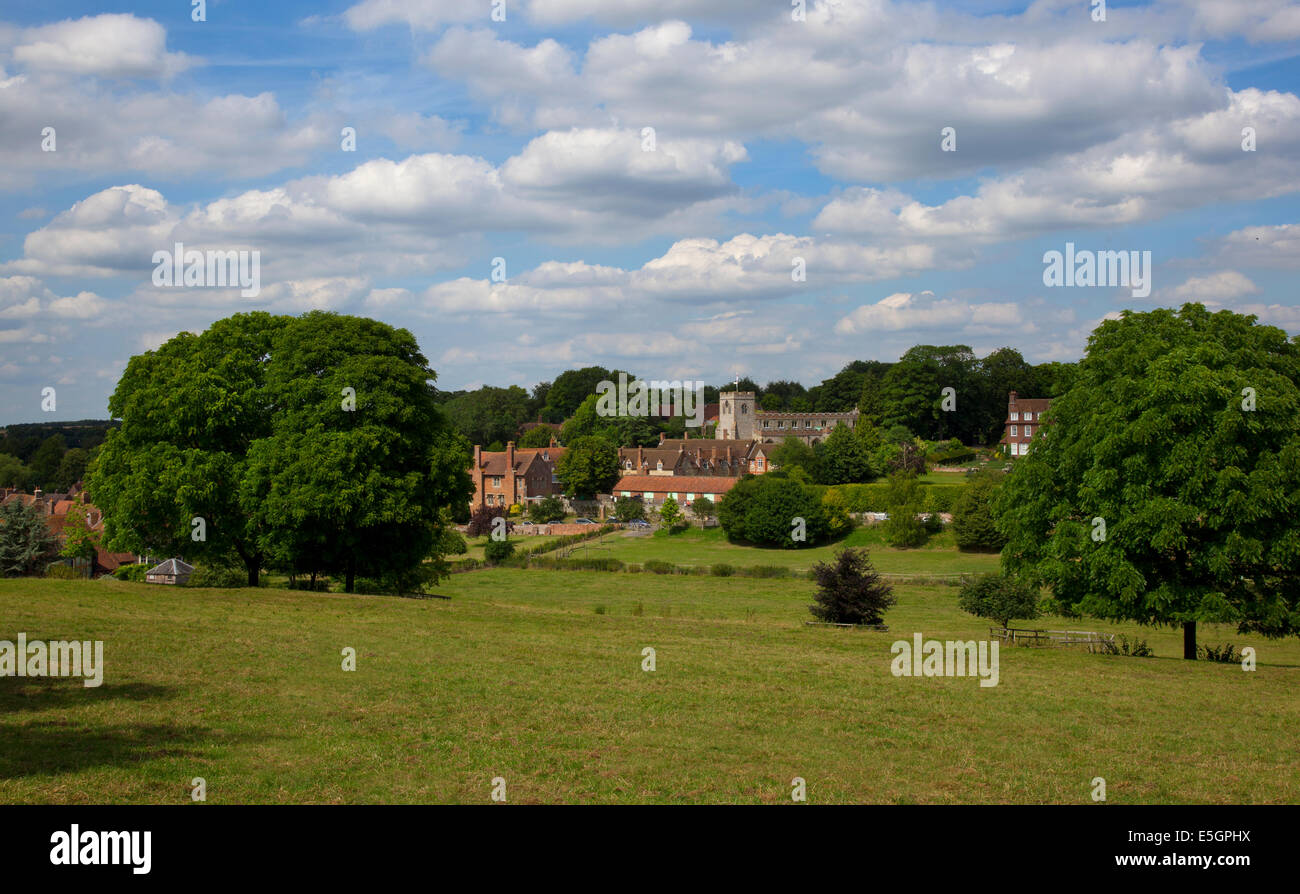 View of the village of Ewelme, Oxfordshire, England Stock Photo - Alamy