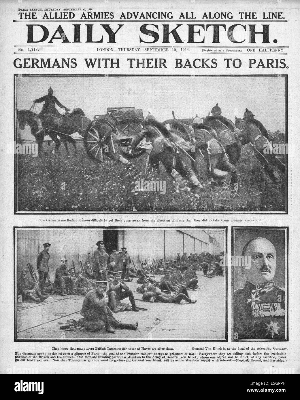 Germany retreating belgium hi-res stock photography and images - Alamy