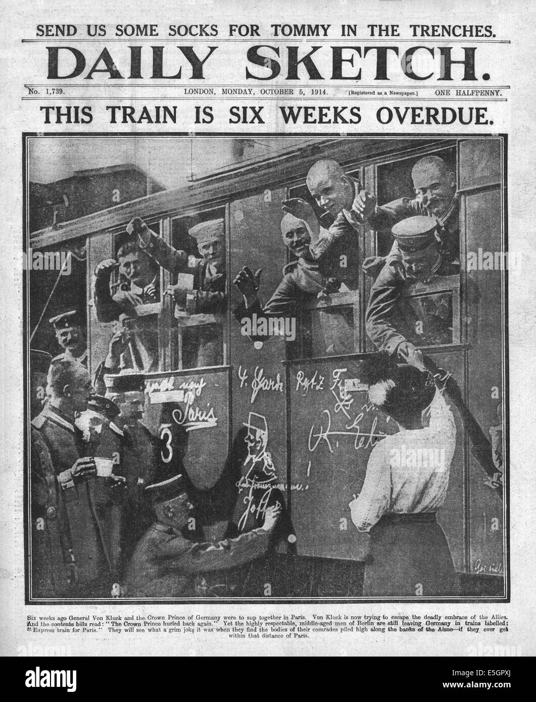 Front page headline new Black and White Stock Photos & Images - Alamy