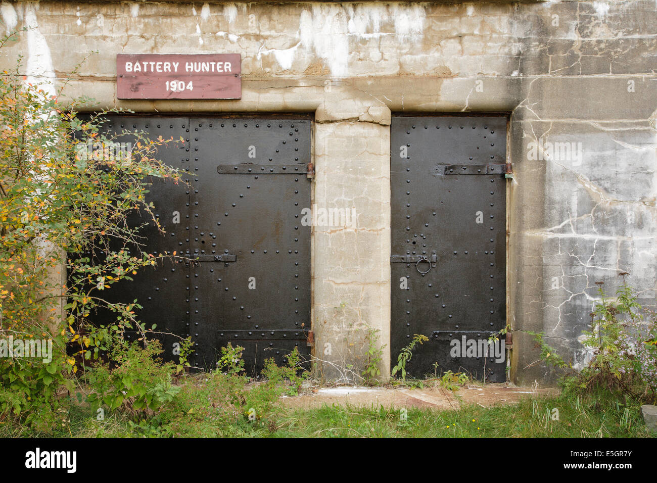 Fort Stark in New Castle, New Hampshire USA. Fort Stark is a old fort ...