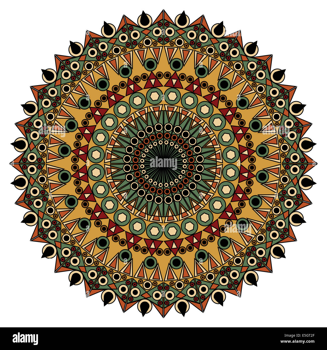 Arabesque round pattern. Elements for design Stock Photo - Alamy