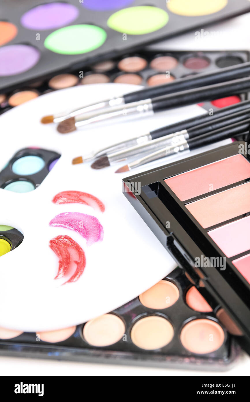 Professional tools for make-up artist, closeup Stock Photo - Alamy
