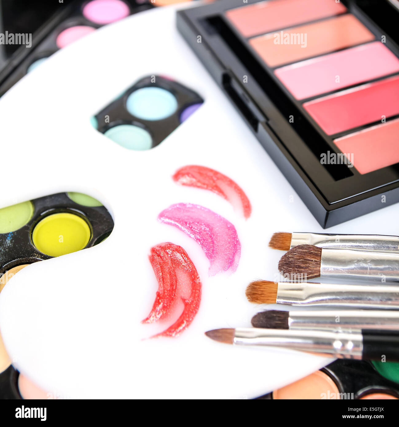 Professional tools for make-up artist, closeup Stock Photo - Alamy