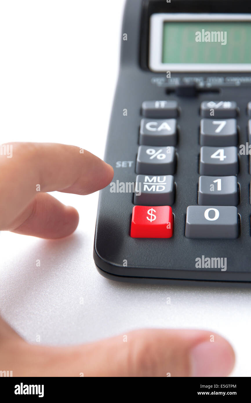 dollar sign button Stock Photo - Alamy