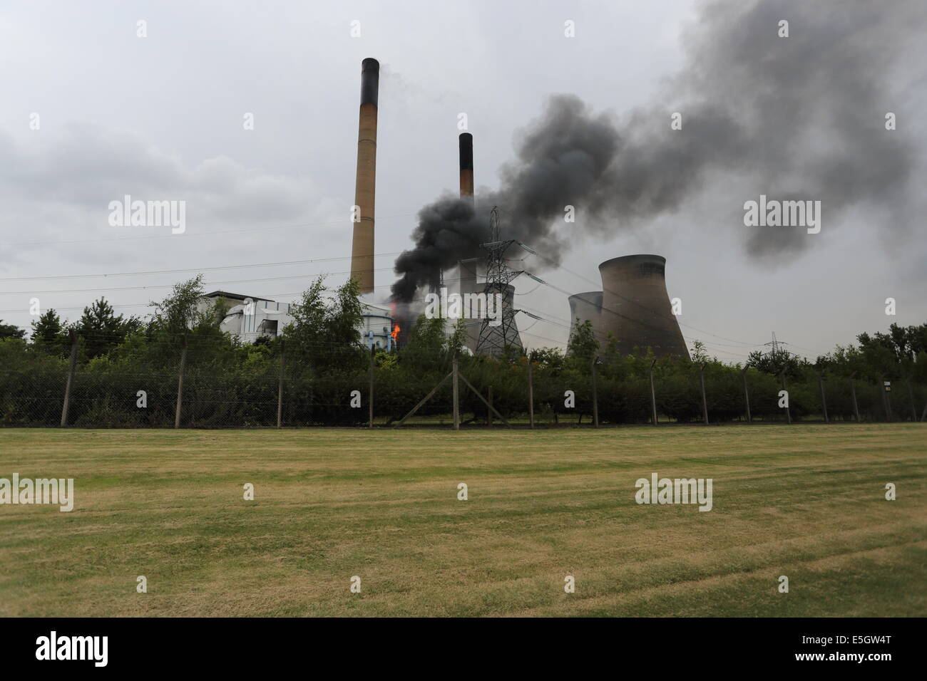 Power Station Fire High Resolution Stock Photography and Images - Alamy