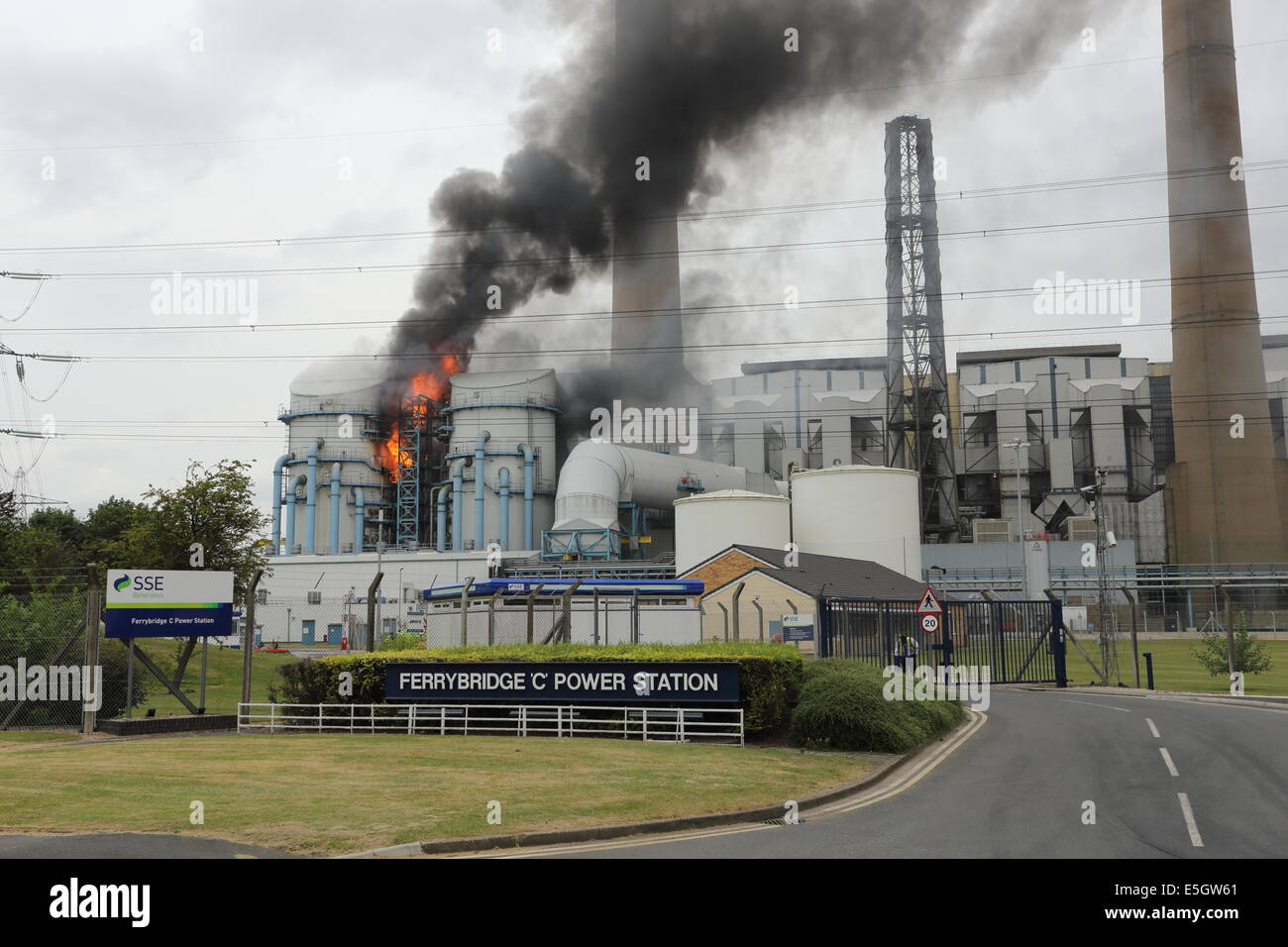 Power Station Fire High Resolution Stock Photography and Images - Alamy