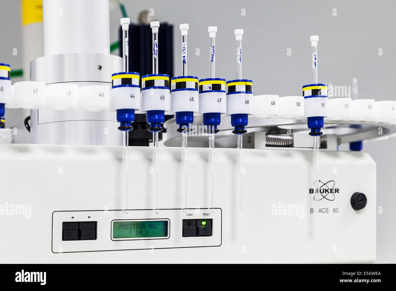 An NMR Sample Changer in a scientific research laboratory Stock Photo ...