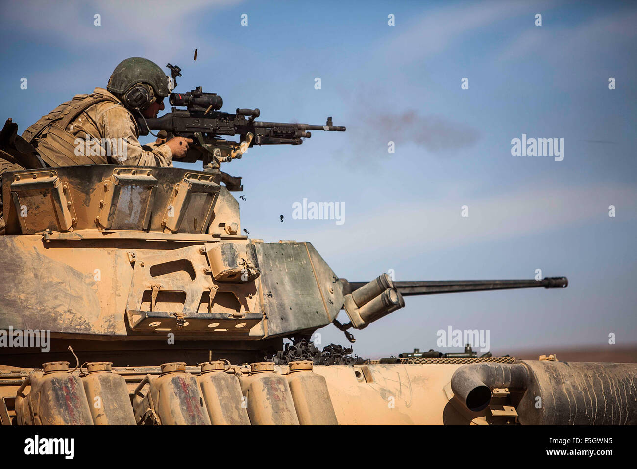 A U.S. Marine with Battalion Landing Team, 1st Battalion, 6th Marine ...