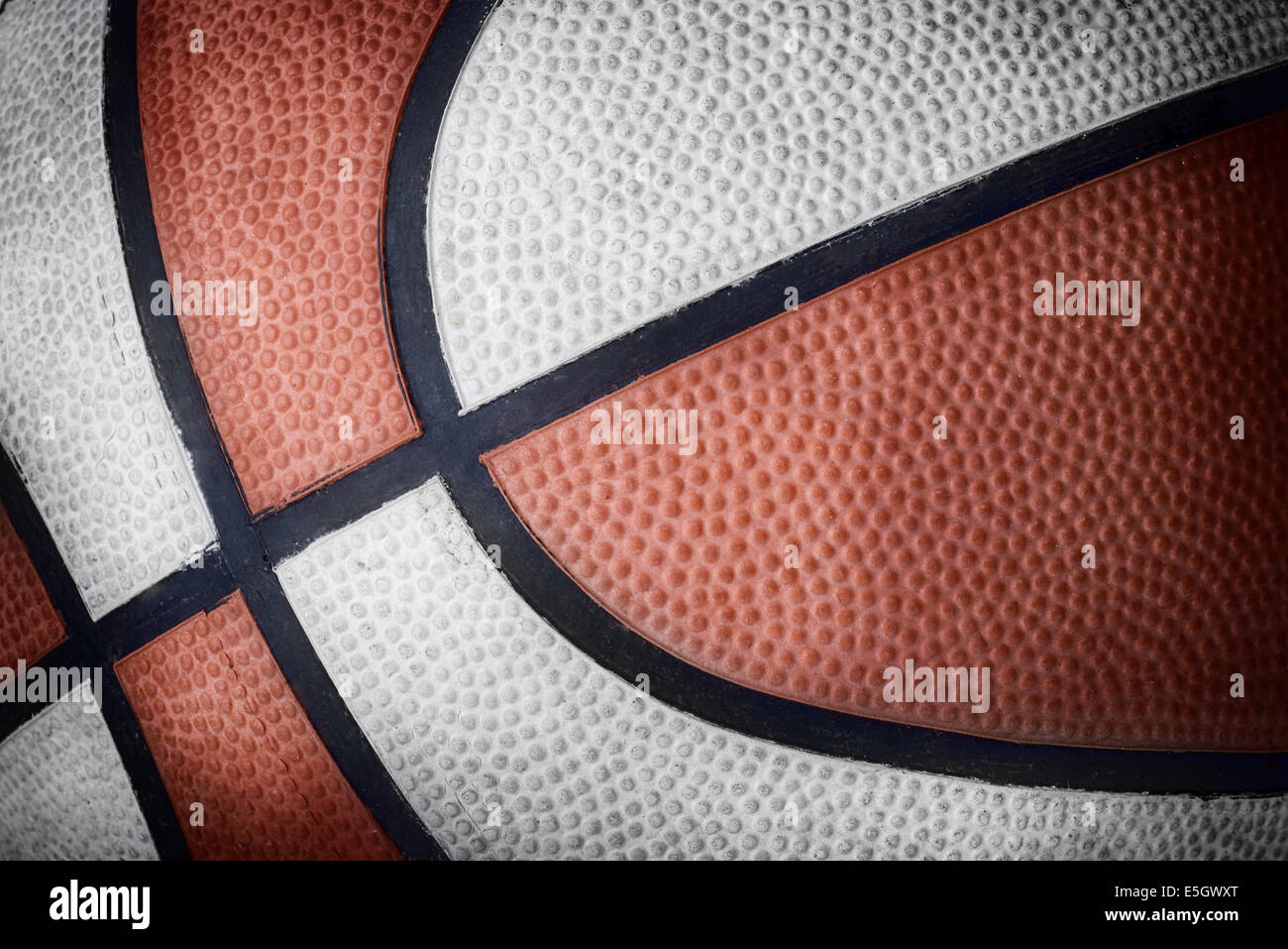 extreme close up of a basketball with photographic effect Stock Photo ...