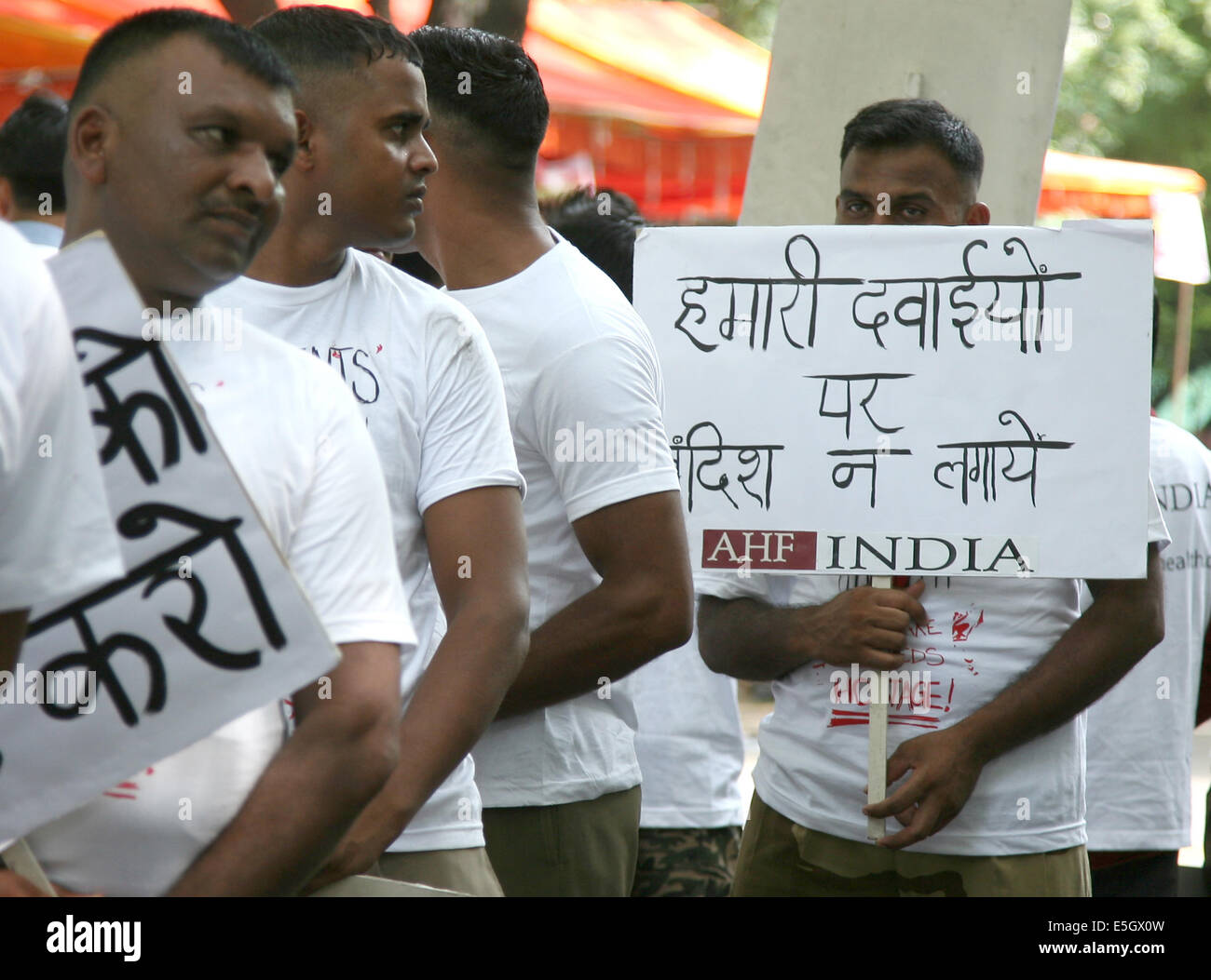 Hiv activists hi-res stock photography and images - Alamy