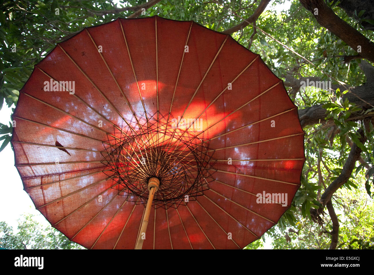 Traditional Pathein parasol, Myanamar (Burma Stock Photo - Alamy